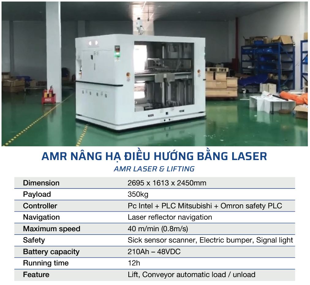 Top 10 sản phẩm AGV/AMR chất lượng từ RTC Technology Việt Nam